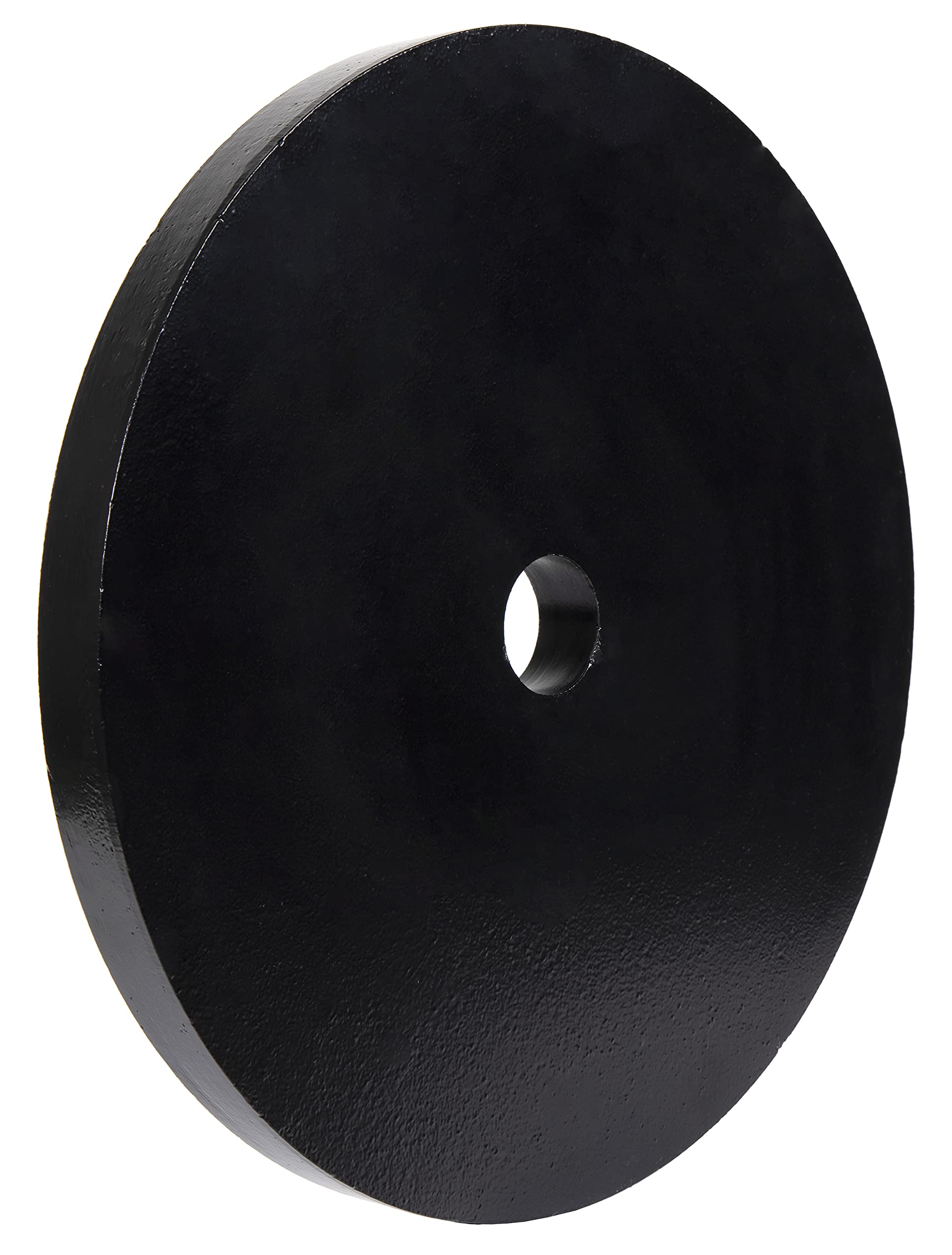 Signature Fitness Cast Iron Plate Weight Plate for Strength Training and Weightlifting, 2-Inch Center (Olympic), 45LB (Single)