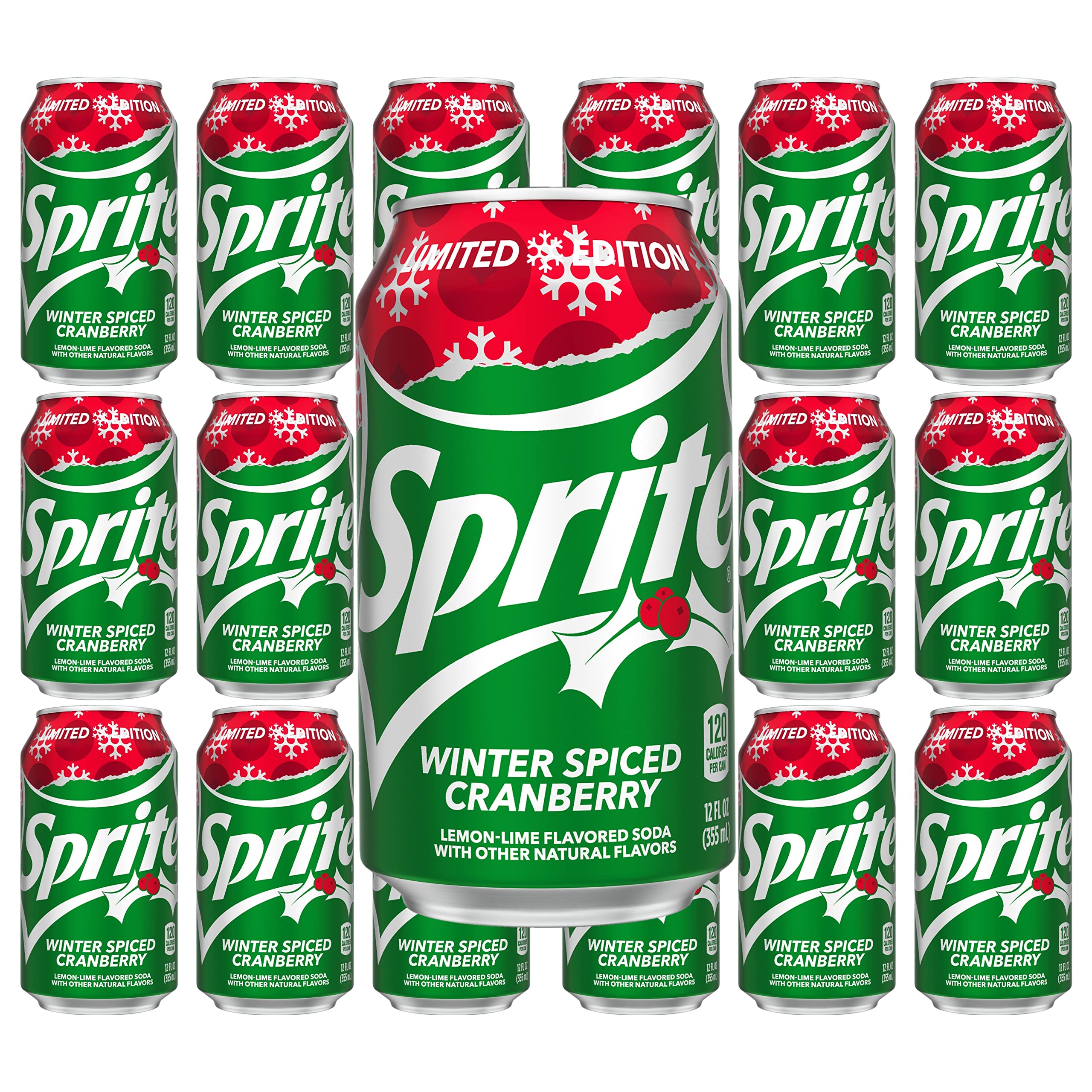 Sprite Cranberry Soda, 12 fl oz,18 cans