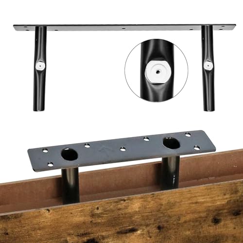 QEEIG Bathroom Decor Shelves Over Toilet - Farmhouse Decorations Aesthetic Décor Sign Small Floating Wall Shelf Paper Storage 2+1 Set 16 inch, Rustic Brown (020BN)