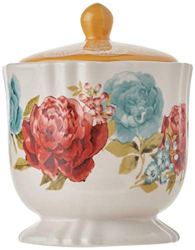 The Pioneer Woman Blossom Jubilee Sugar Pot, 5" tall and 4" in diameter