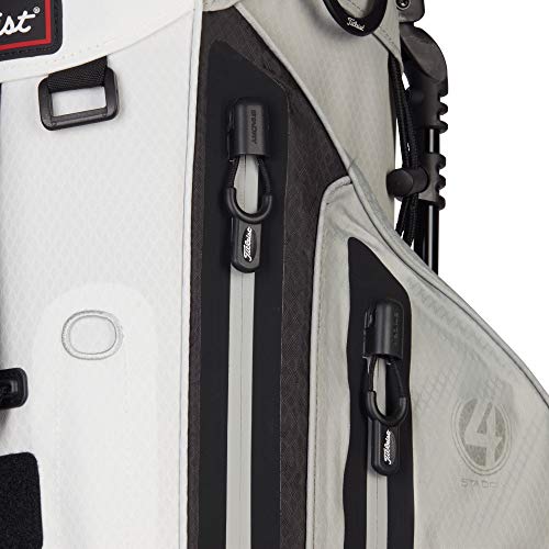Titleist - Players 4 StaDry Golf Bag - Gray/White/Black