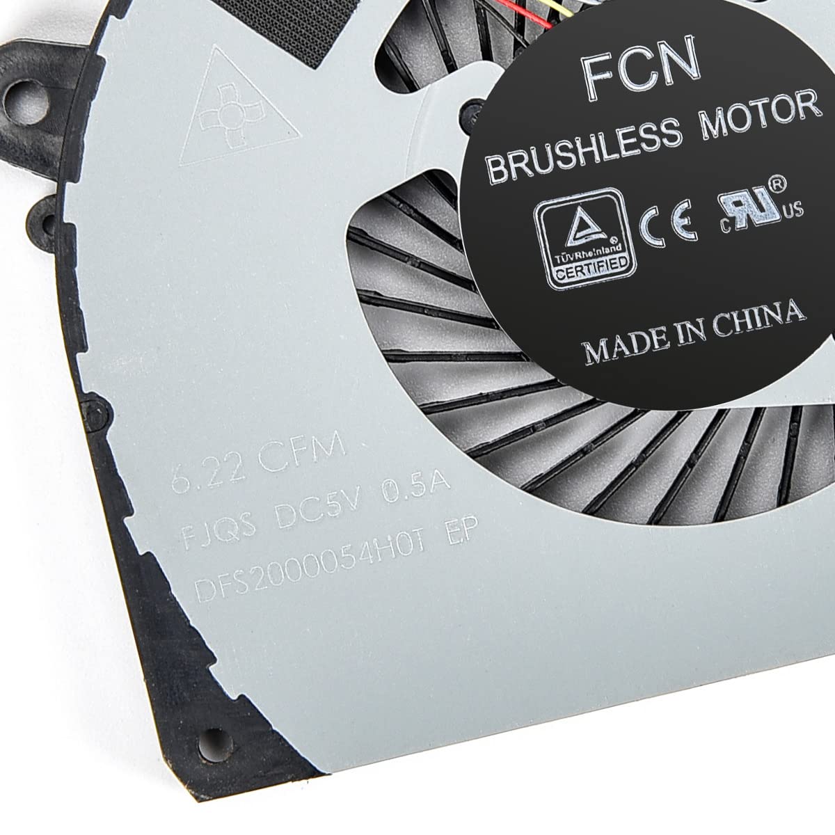 Replacement CPU w/GPU Cooling Fan Compatible with Dell G5 15 5587 & G7 7588, inspiron 15 7577 7588 Series Laptop P/N: DFS541105FC0T DFS2000054H0T