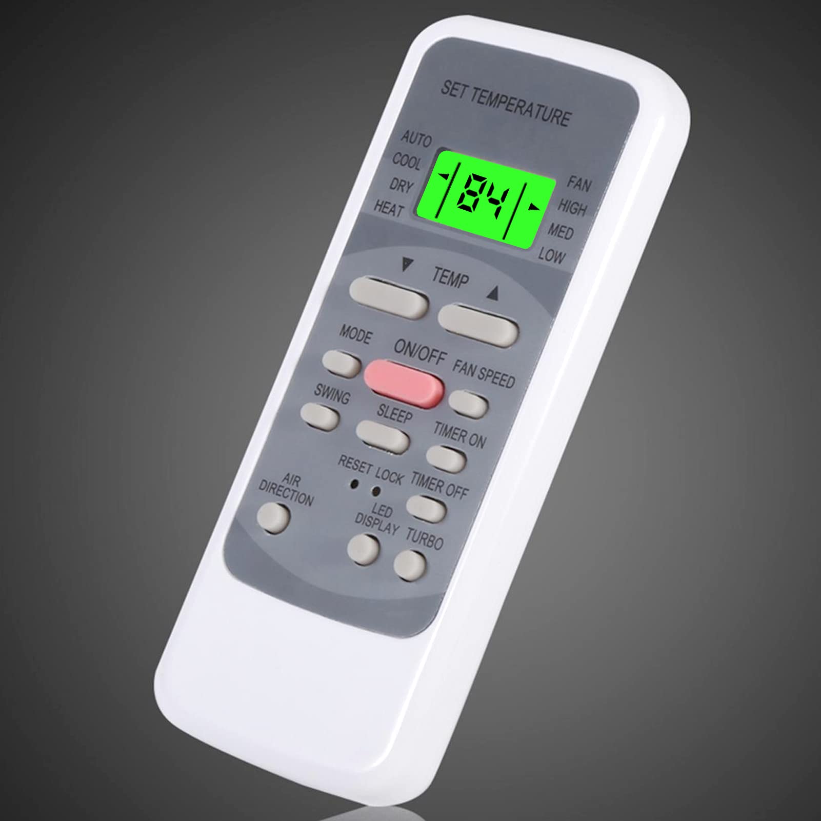 Replacement Air Conditioner Remote Control for Goodman Tgm Midea miller R51I4/BGE R51I4/BGCE UL-R51M/E R51I11/BGE R51L4/BGE R51/CBGE R51/CE R51M/E R51M/CE (B)