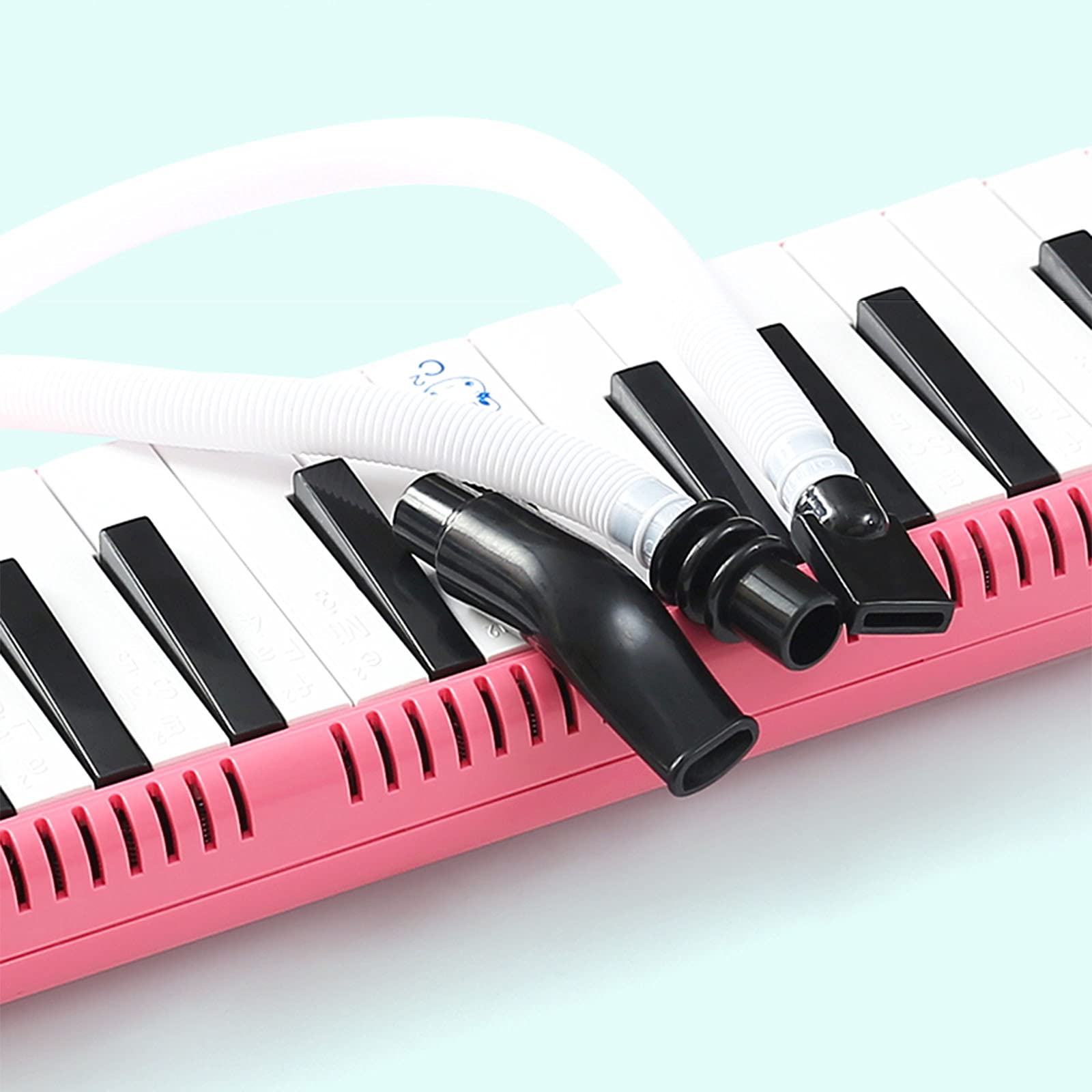 E-outstanding Melodica Tube 20.9 Inch Flexible Pianica Pipe Replacement Parts with Mouthpiece