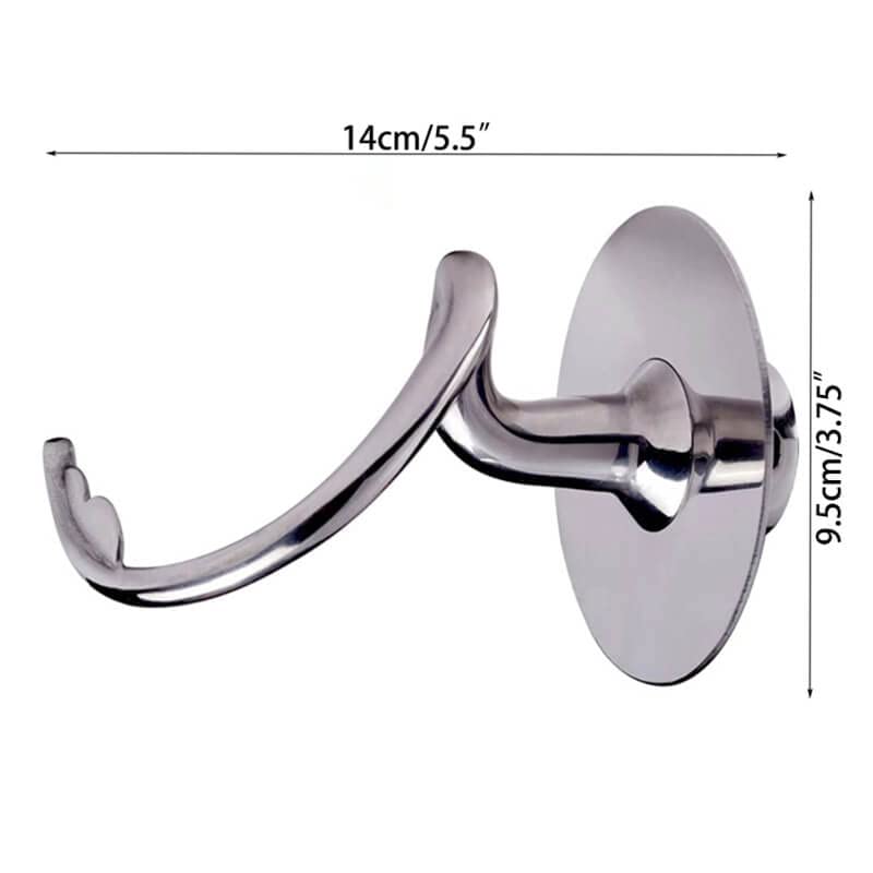 Spiral Dough Hook Stainless Steel Dough Hook Mixer Dough Bread Hook for Kitchenaid mixer 4.5-5 Quart Tilt-Head Stand Mixer Dishwasher Safe