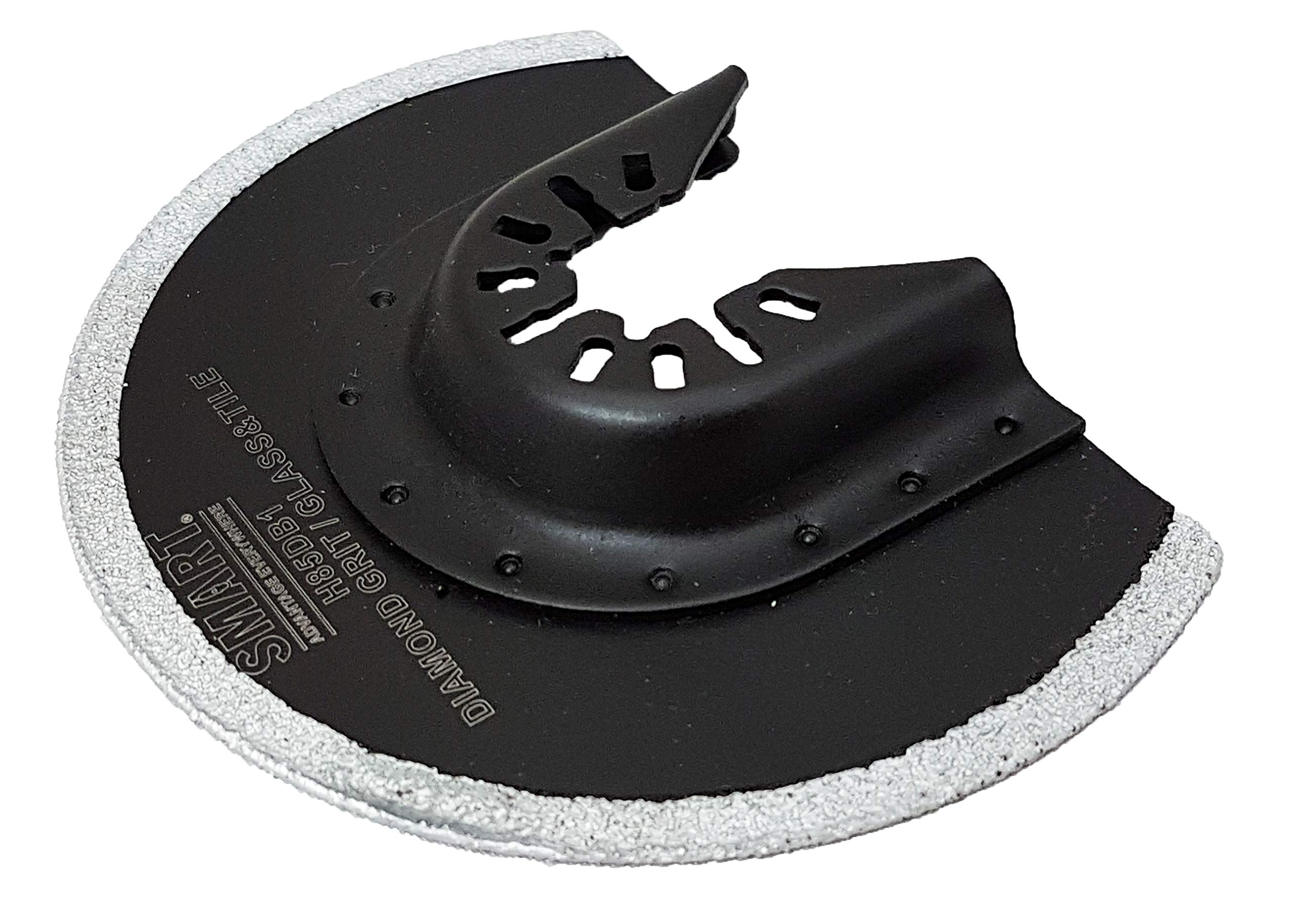 Smart H85DB1 Trade 85 mm Super Thin Diamond Embedded Grout Blade, black, silver