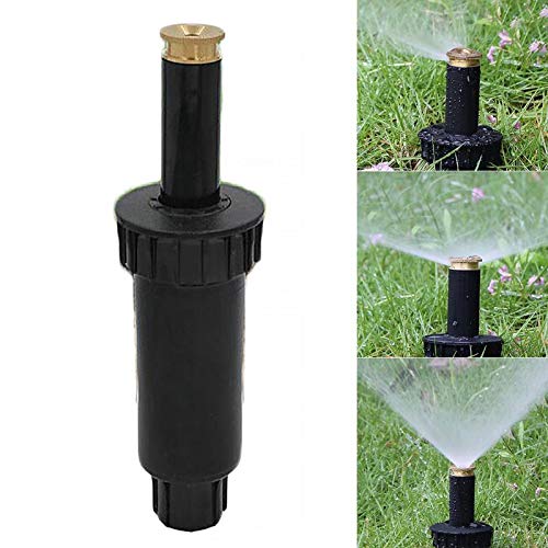 QIHONG 90/180/360 Degrees Adjustable Pop-up Lawn Sprinklers Retractable Irrigation Mist Spray Nozzle/Dripper for Lawn/Garden/Yard/Planter Beds