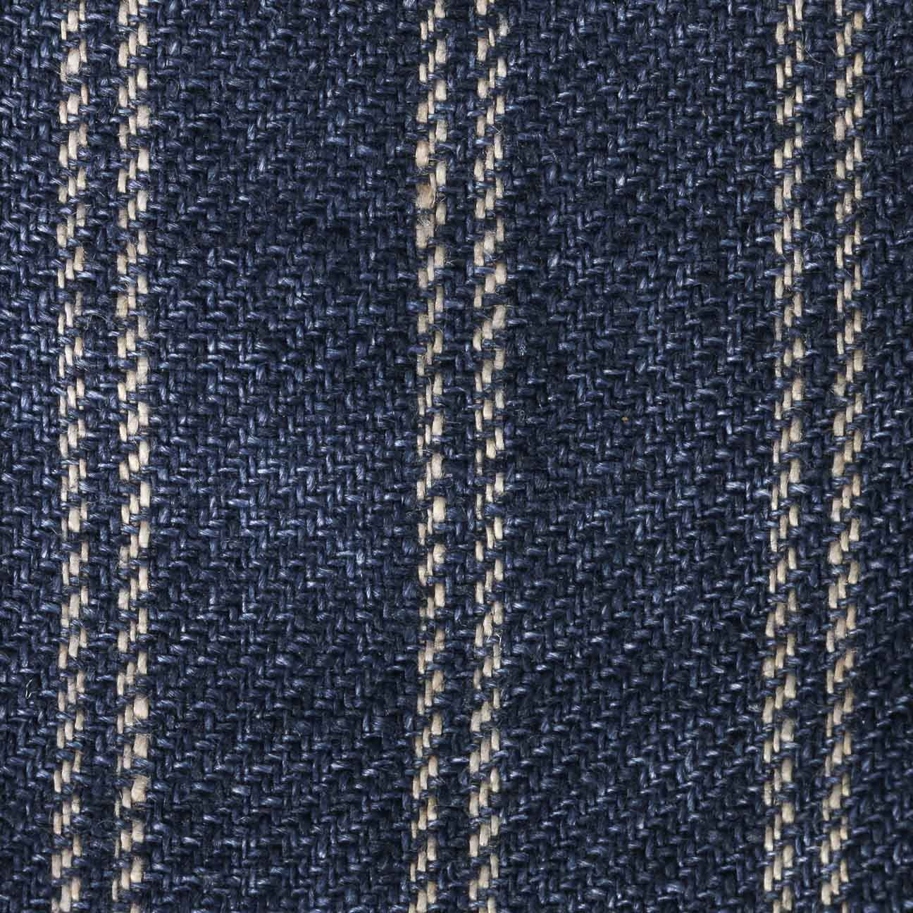 Stetson Bandera Stripes Linen Flat Cap Men Navy 7 3/8