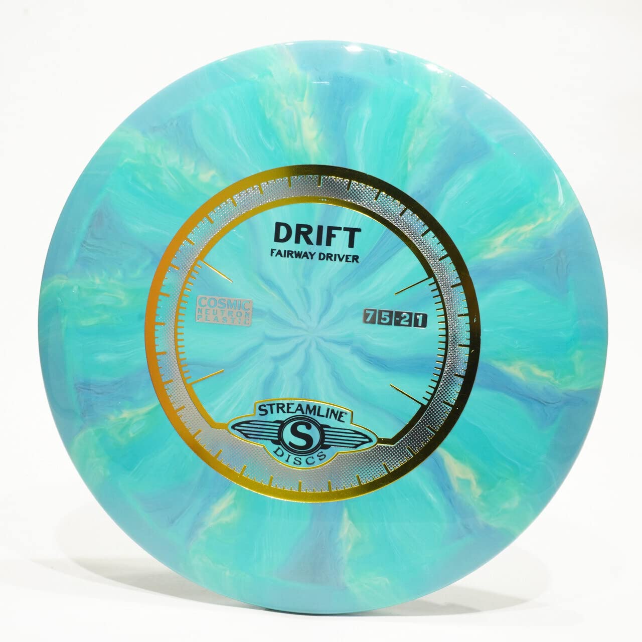 Streamline Drift (Cosmic Neutron) Fairway Driver Golf Disc, Pick Color/Weight [Stamp & Exact Color May Vary] Bluish Swirly 167-169 Grams