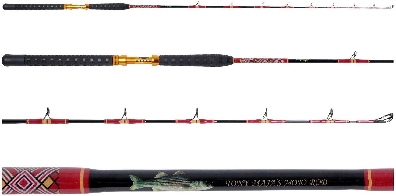 Tony Maja Custom Mojo Rod (6-Foot, 6-Inch. Fishing Rod, MOJO Rod - One-Piece Light Weight, Strong & Durable)