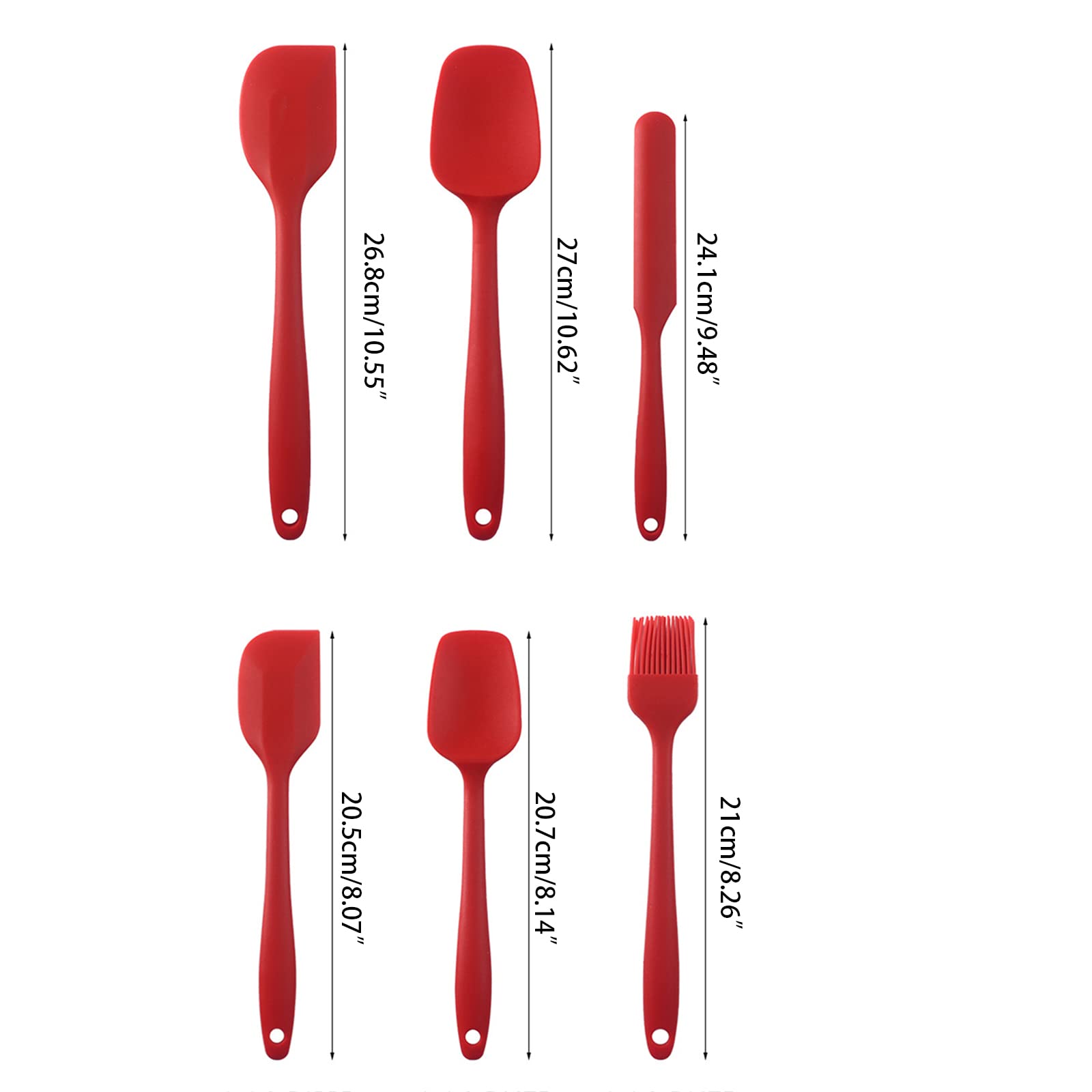 Silicone Kitchen Utensil Set Silicone Spatula Gadget Non-Stick Free No Scratches Gift Heat Resistat Cookware Durable Silicone Cooking Utensils Set