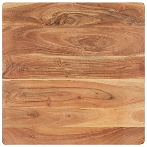 QJBSAVVA Coffee Table V-Shape 26"x26"x11.8" Solid Acacia Wood,Bedside Tables Side Tables End Tables Entrance Tables Suitable for Meeting Rooms, Reception Rooms, Offices