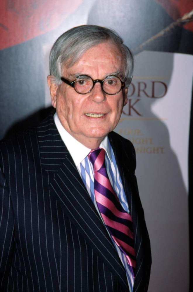Posterazzi Poster Print Collection Dominick Dunne at The Premiere of Gosford Park NYC 12032001 by Cj Contino. Celebrity (16 x 20)