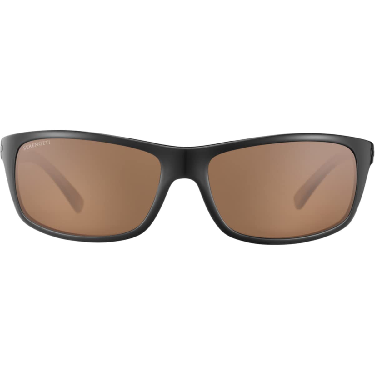 Serengeti Bormio 8167 Sunglasses, Shiny Black Tortoise, Polarized Drivers Lens
