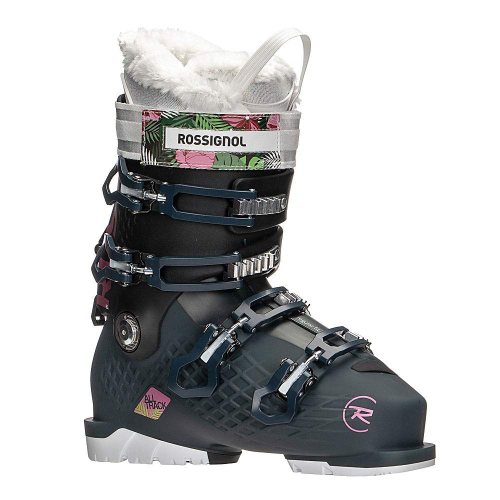 Rossignol Alltrack 80 Ski Boots Womens Sz 6.5 (23.5) Black/Green