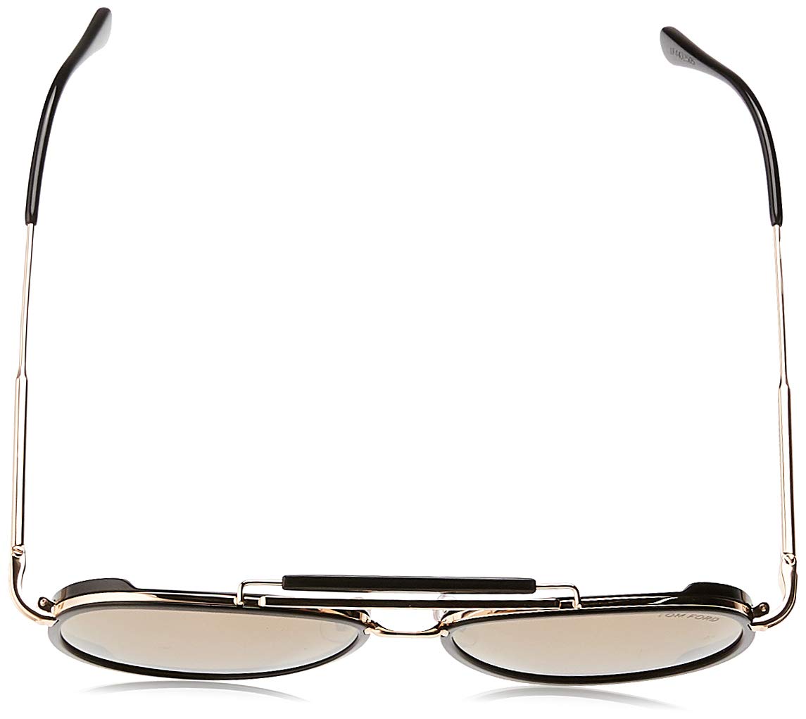 Sunglasses Tom Ford FT 0666 Tripp 01G shiny black/brown mirror