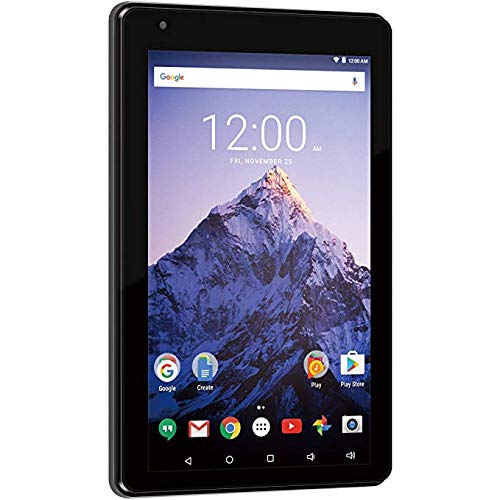 RCA Voyager 7 Inch 16GB Tablet with Keyboard Case and Android OS, Blue