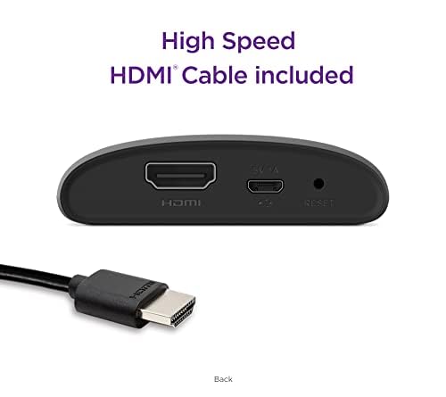 Roku Express HD Streaming Device with High-Speed HDMI Cable and Simple Remote, Guided Setup, and Fast Wi-Fi (2022) (Renewed)