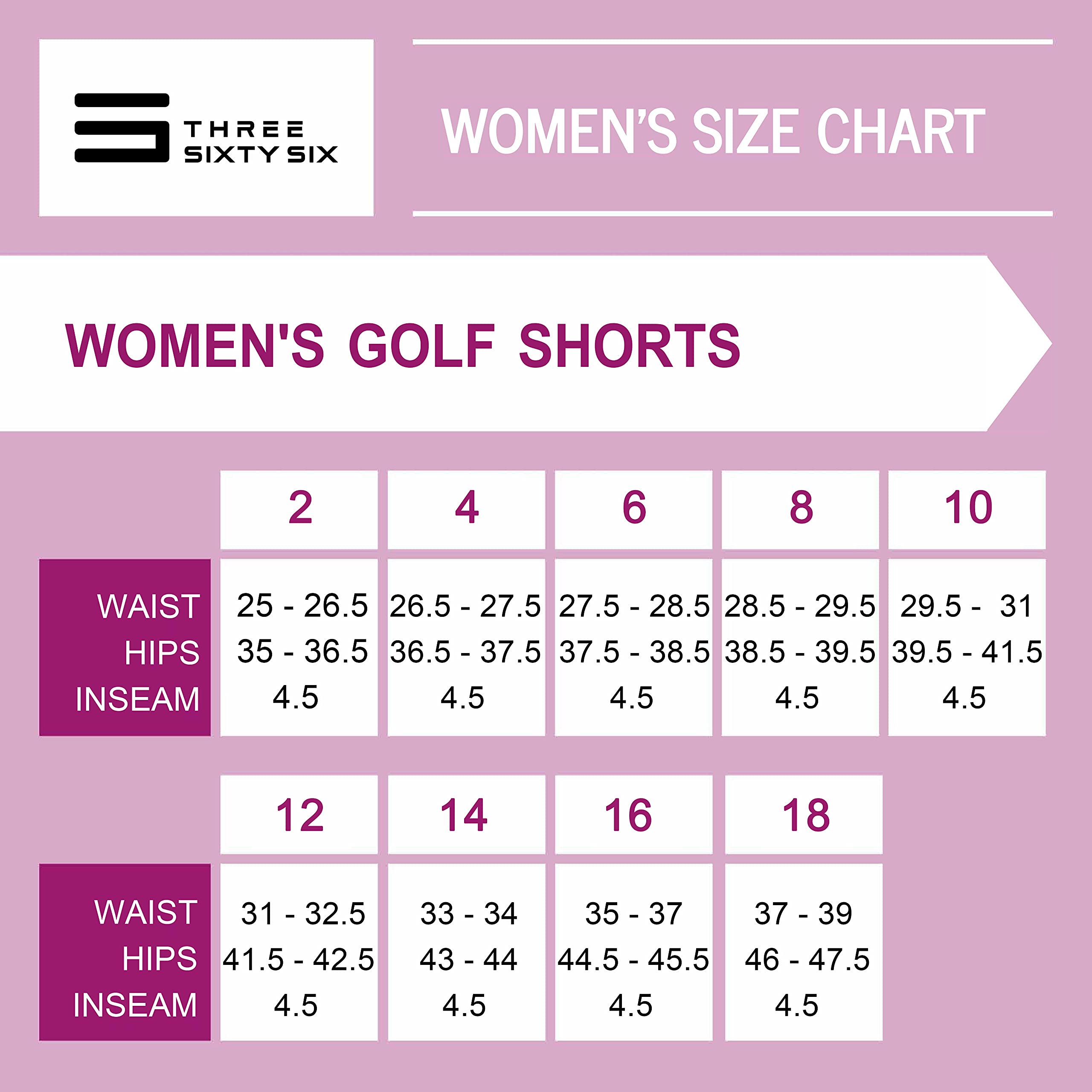 Three Sixty Six Womens Golf Shorts 4 ½ Inch Inseam - Quick Dry Active Shorts with Pockets, Athletic and Breathable Silver Grey