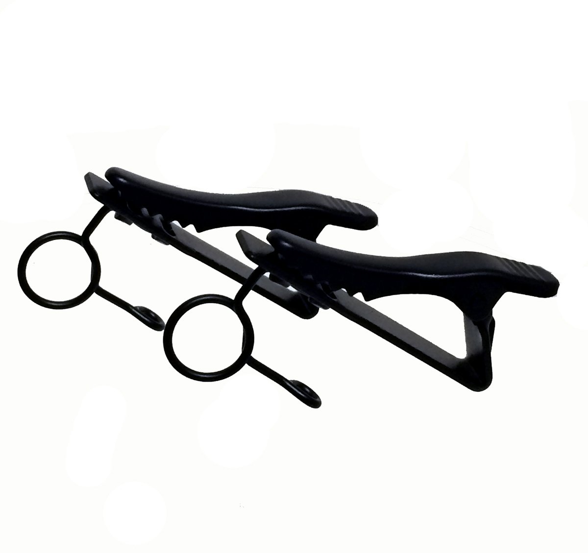 Tetra-Teknica LPCLP-2P 5/16" Ring-type Lapel/Lavalier Microphone Tie Clip, 2-Pack (Black)