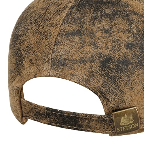 Stetson Rawlins Pigskin Baseball Cap Men Brown One Size