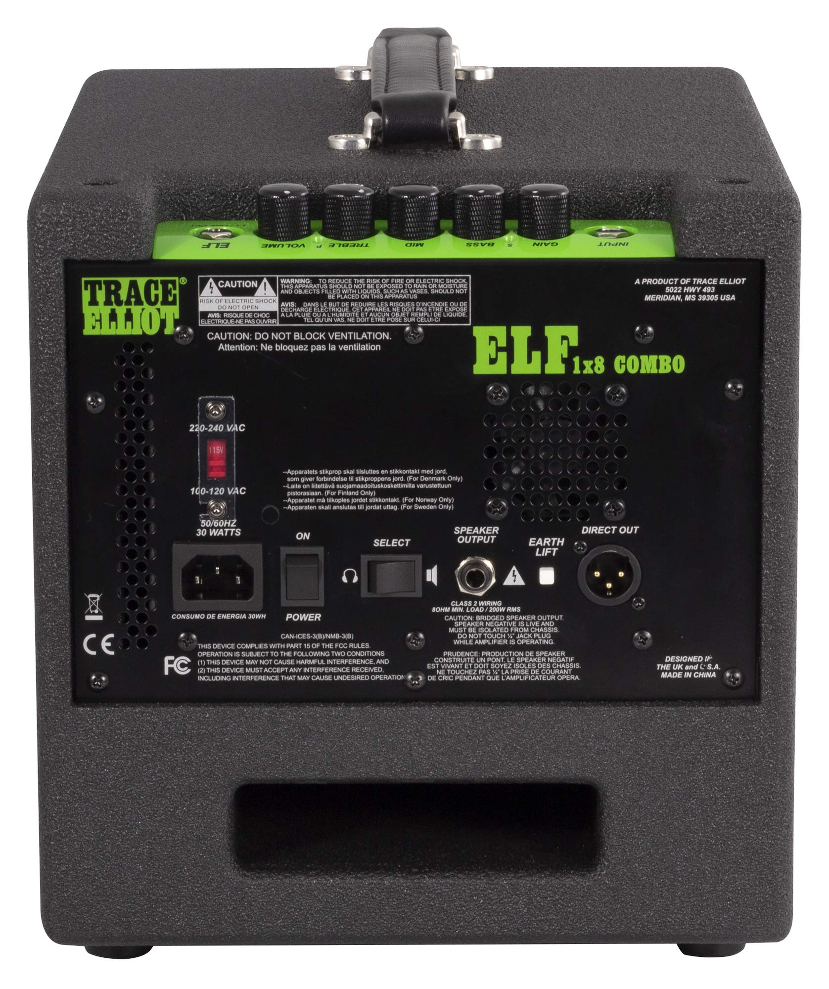 Trace Elliot® ELF™ 1x8 Combo Bass Amplifier