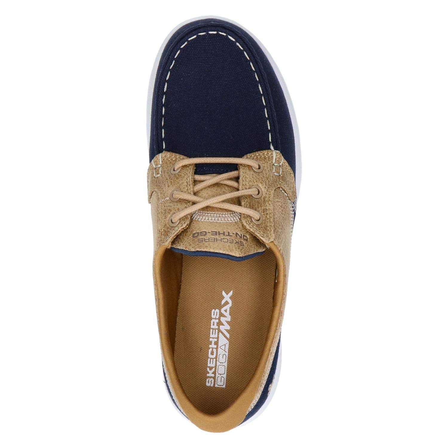 Skechers Performance Women's Go Walk Lite-15430 Wide Boat Shoe,navy,11 W US