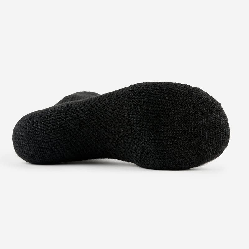 Thorlos Unisex TMX Tennis Thick Padded Ankle Sock (3 Pairs) Black, Large