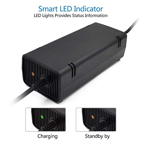 Power Supply for Xbox 360 Slim,Prodico Power Charger for Xbox 360 Slim Console