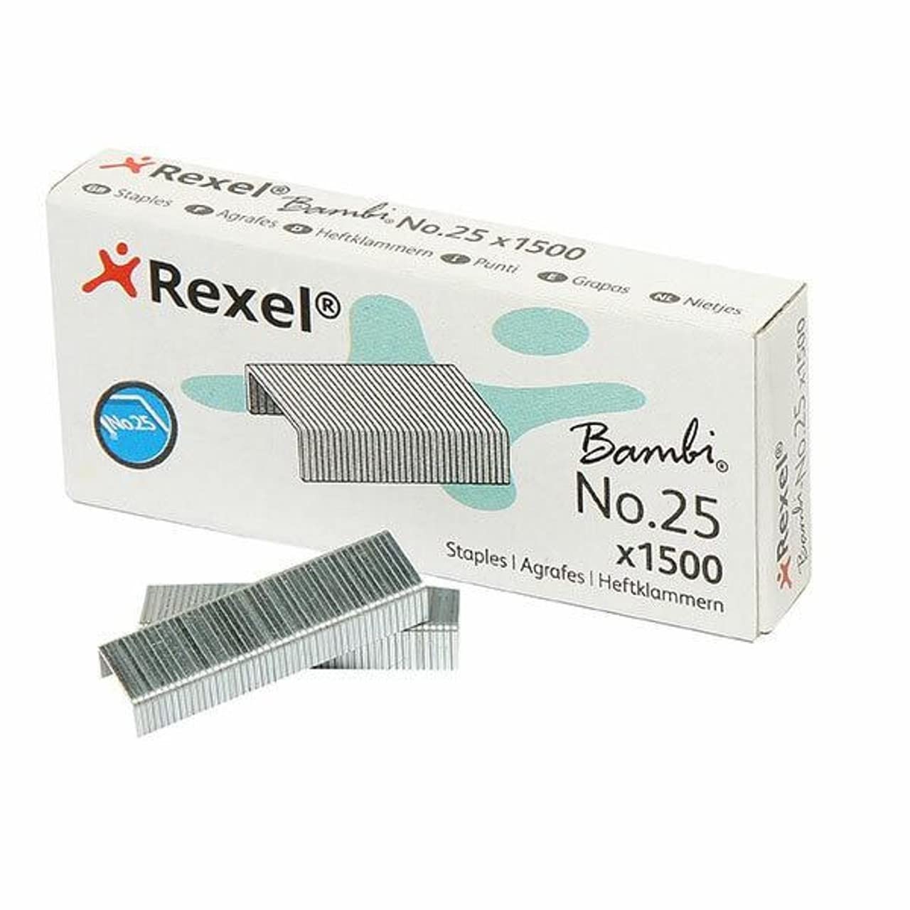 Rexel No. 25 (6/4) Staples (Pack of 500)