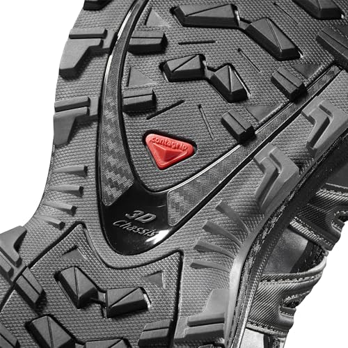 Salomon Men's XA PRO 3D Trail Running Shoes for Men, Black / Magnet / Quiet Shade, 7.5