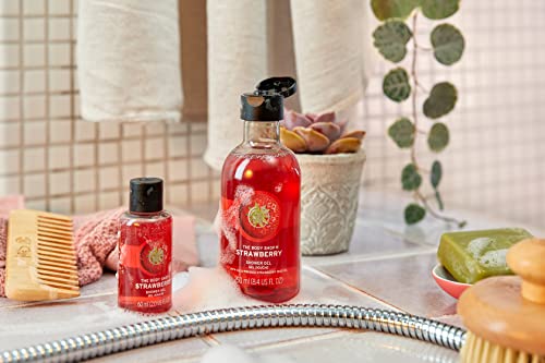 The Body Shop Strawberry Shower Gel, Paraben-Free Body Wash, 8.4 Fl. Oz.
