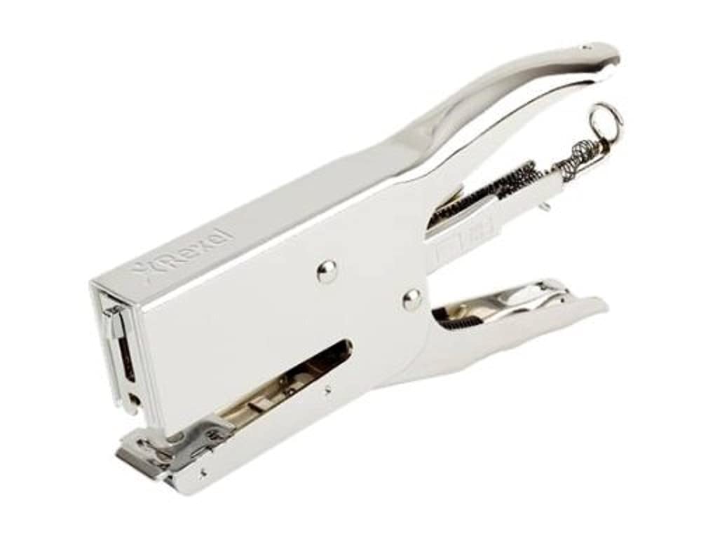 Rexel Metal Plier Stapler 55mm Throat Depth Silver (40 Max Sheet Capacity)