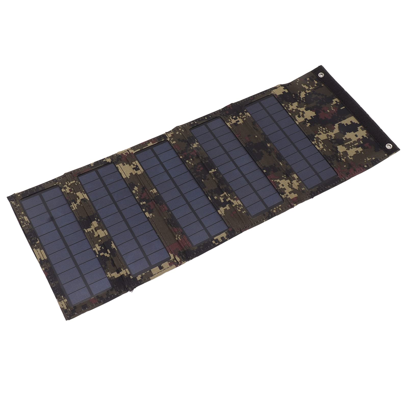 TUWEI Portable Solar Panel Bag 50W Without Function Folding Folding Bag Emergency Mobile Phone Bag with Silicon Solar Panels (Camouflage)