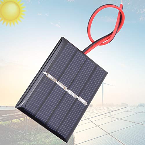 Srliya Charger polysilic 13×11×1 4pcs 0.36w 2v Solar Panel Charging Power Board and Electronic line for Small Power appliances