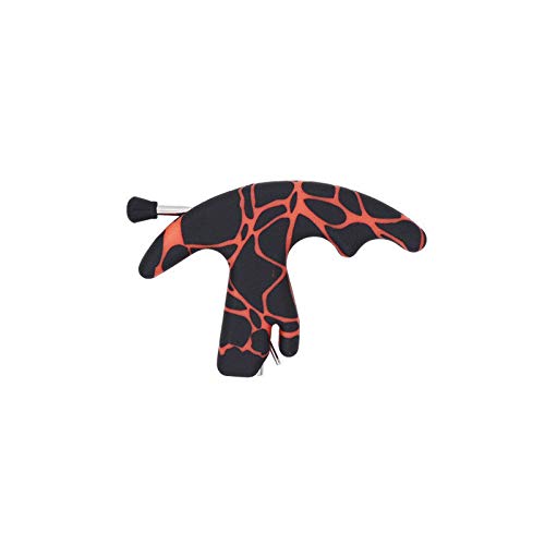 Three Finger Thumb Strong A1 Plastic Archery Release Aid Compound Bow Hunting Release Aid (Black)