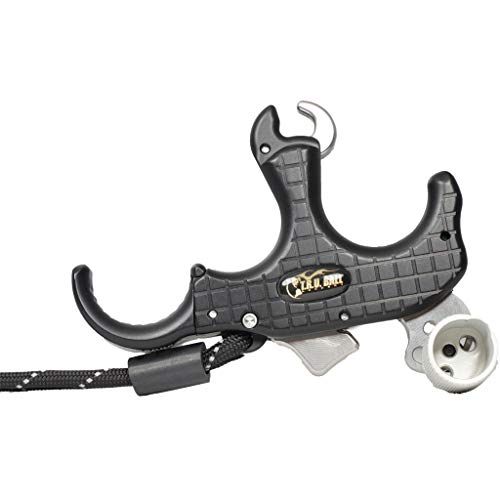 T.R.U. BALL TruBall Blade Pro Flex - 3 or 4 Finger (Ergonomically Adjustable Finger Pieces) - Black/Quicksilver - Medium