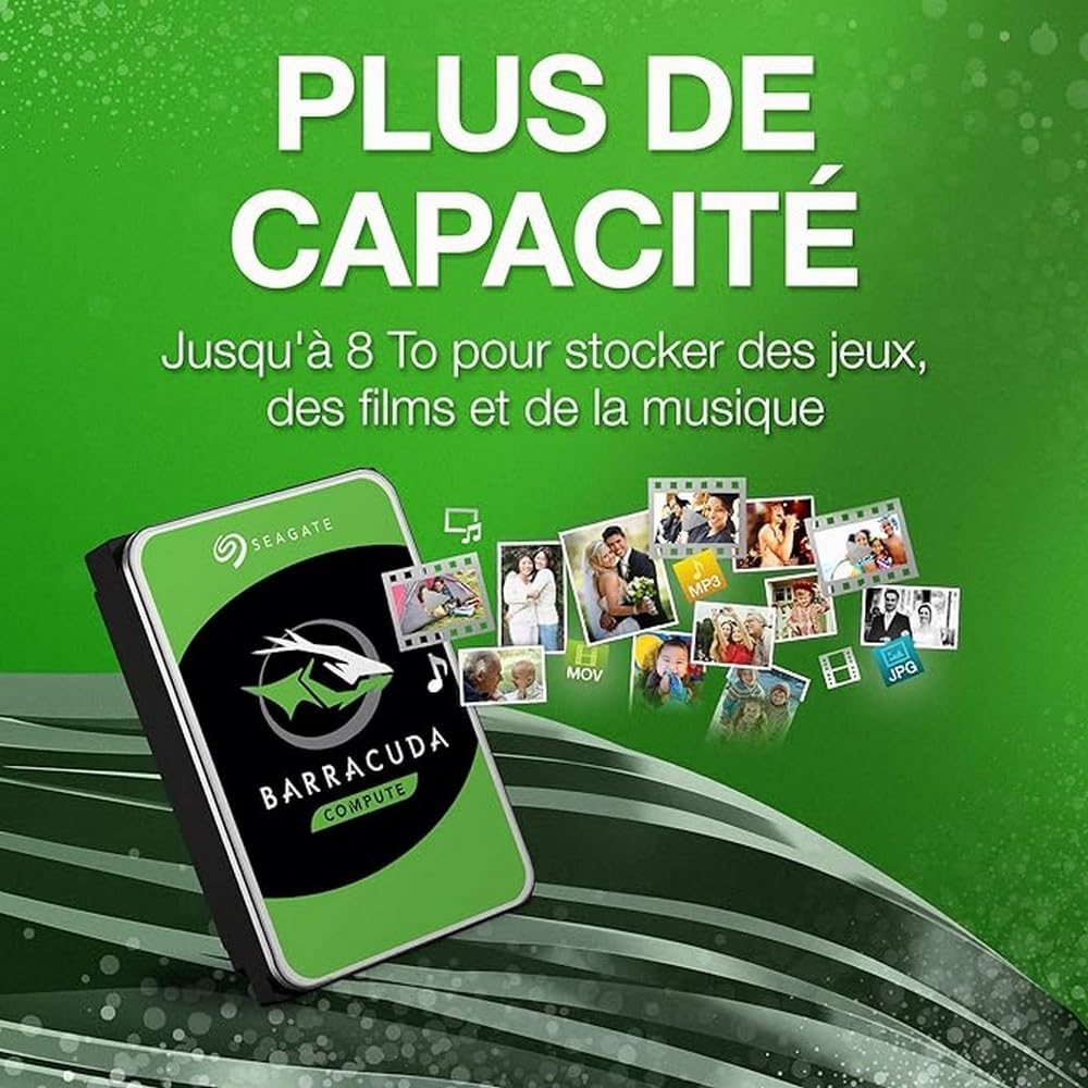Seagate BarraCuda 4TB Internal Hard Drive HDD β 3.5 Inch Sata 6 Gb/s 5400 RPM 256MB Cache For Computer Desktop PC β Frustration Free Packaging ST4000DMZ04/DM004
