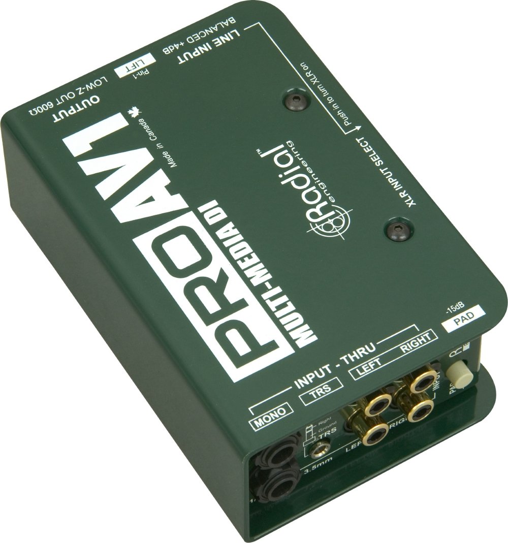 Radial Engineering R8001112 Pro AV1 Direct Box