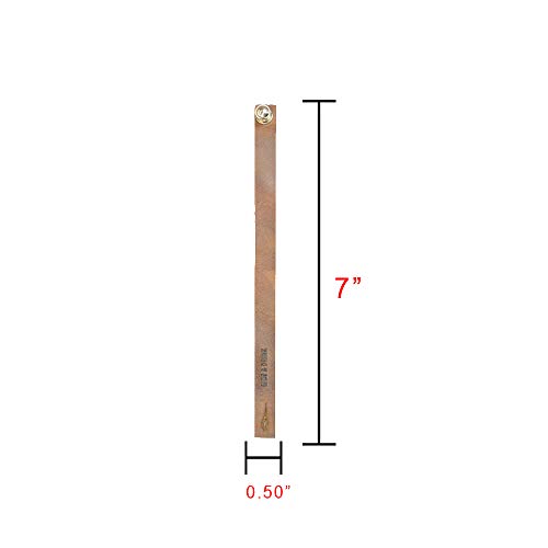 Soft Leather Bracelet with rustic clasp (7-inch wristband) Handmade by Hide & Drink :: Bourbon Brown