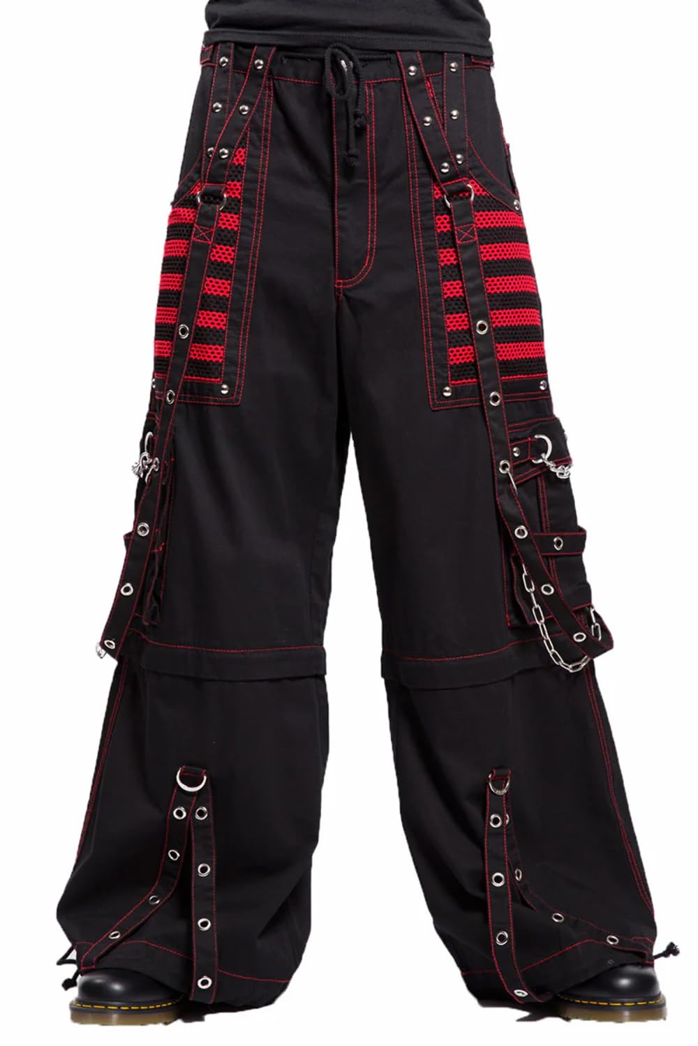 Tripp NYC Electro Pants [Black/Red] XL