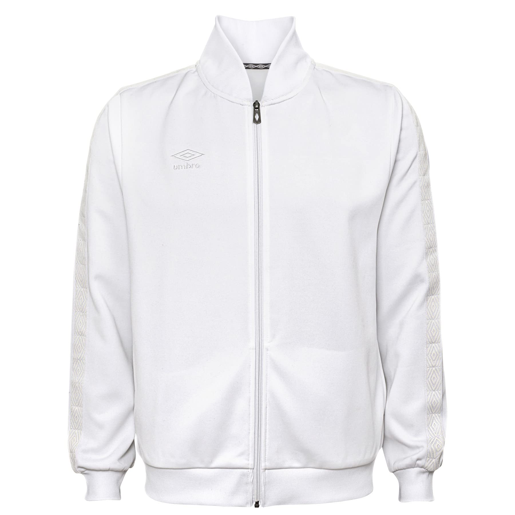 Umbro Men's Diamond Track Jacket 2.5, White Large
