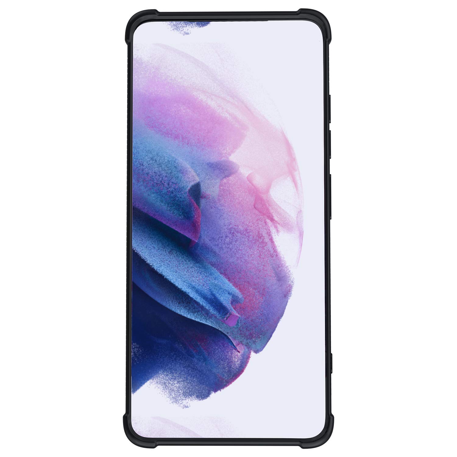 Tnarru Samsung Galaxy S21 Ultra Case with Black Pink Dots Pattern, [Support Wireless Charging] Hard PC Back & Soft TPU Non-Slip Sides, Slim Thin Protective Phone Case for Samsung Galaxy S21 Ultra