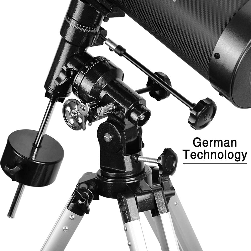 SOLOMARK Telescope 130650EQ, Telescopes for Adults and 1.25inch Telescope Eyepiece and Filter Set with Carry Case