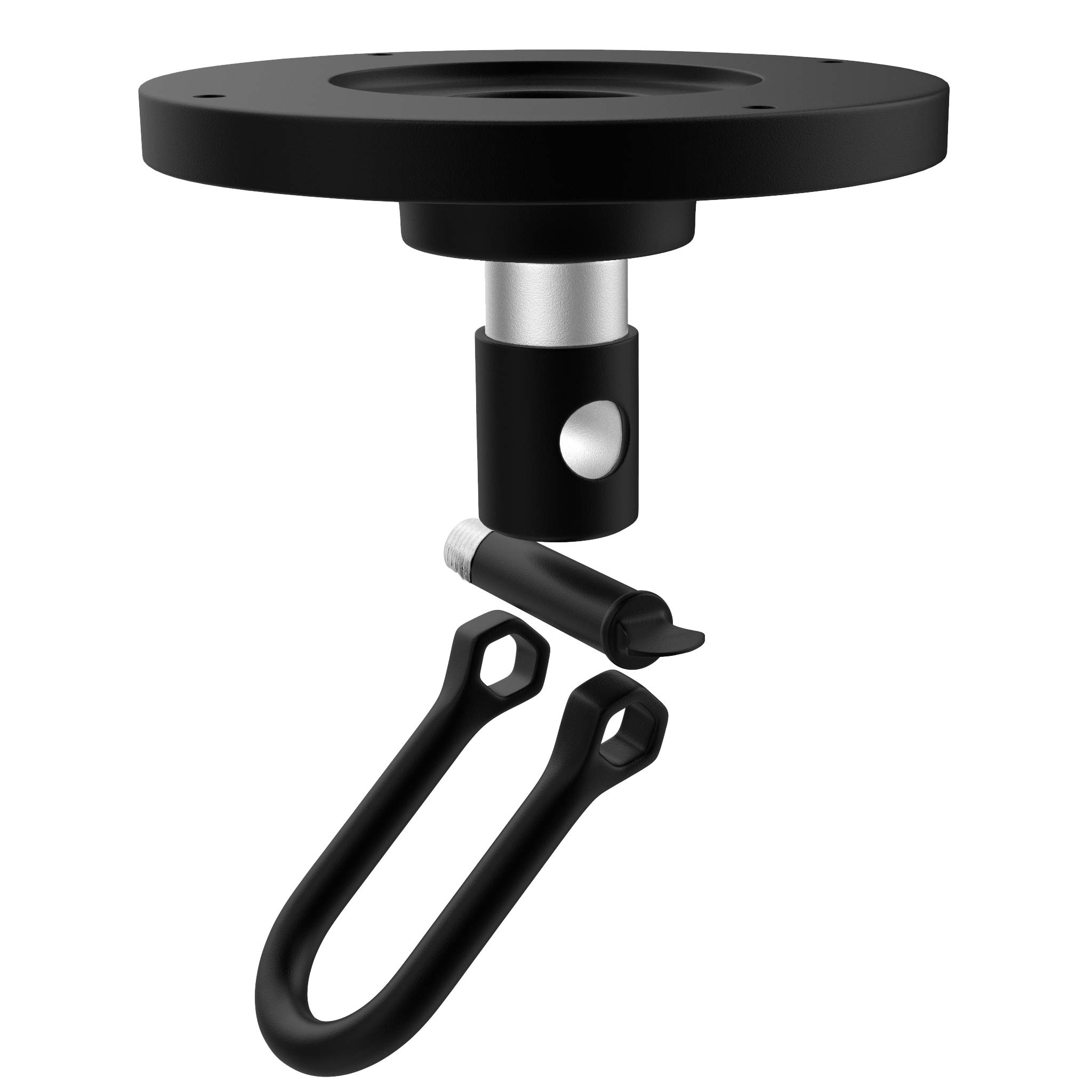 RDX Speed Bag Speedball Swivel, Heavy Duty 360 Multi Direction, Powder Coated Iron Mount Hook for Ceiling and Platform, Boxing Punching Training MMA Muay Thai Equipment Accessories Hanger with Screws