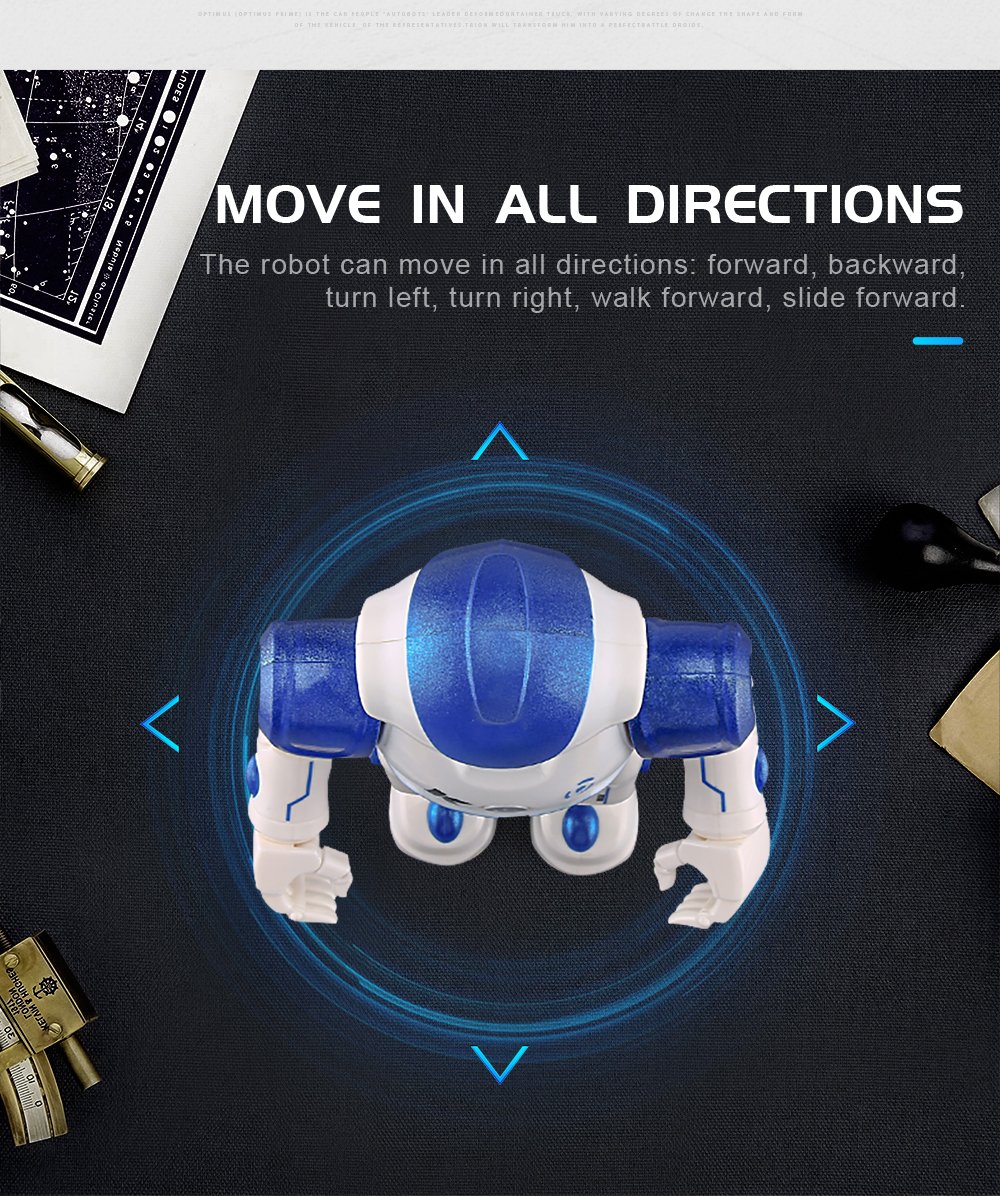 Threeking Rc Robot Toys Gesture Sensing Remote Control Programmable Robot Toy for 6+ Years Old Kids Birthday Present Gift