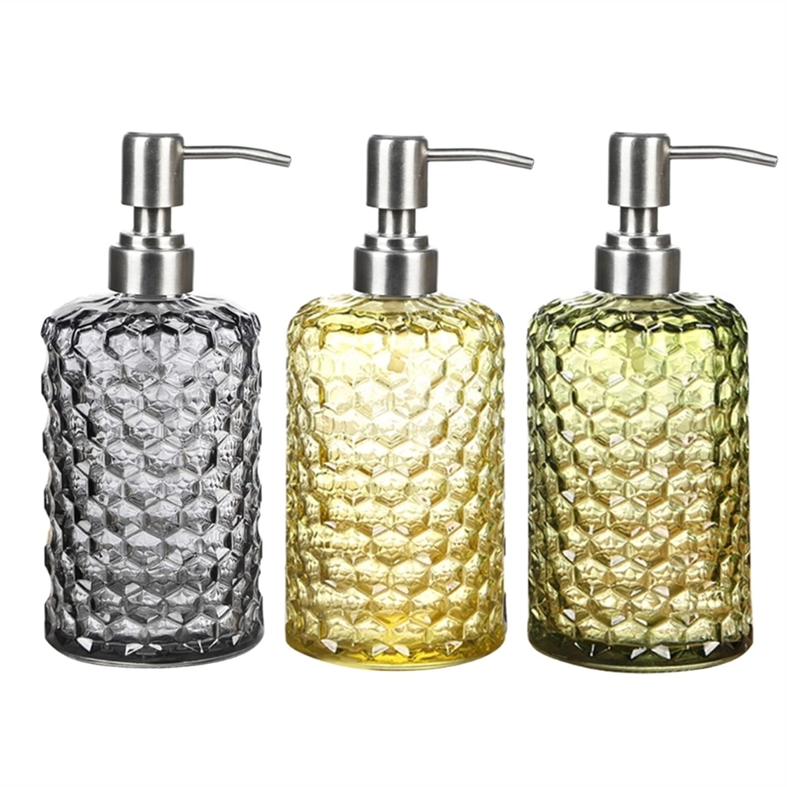 Soap Dispenser 500ml Large Capacity Empty Bottle Shampoo Shower Dispenser, for Bathroom Countertop Kitchen Room,Home Hotel Bathroom Accessories Bathroom Soap Dispenser (Color : B)