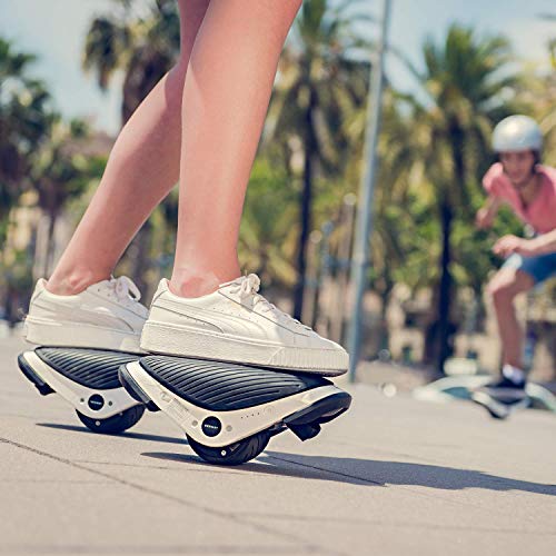 Segway-Ninebot Drift W1, Electric Roller Skates Hovershoes, Two Wheels self Balancing Scooter with RGB LED, Rollerblades for Kids and Adults