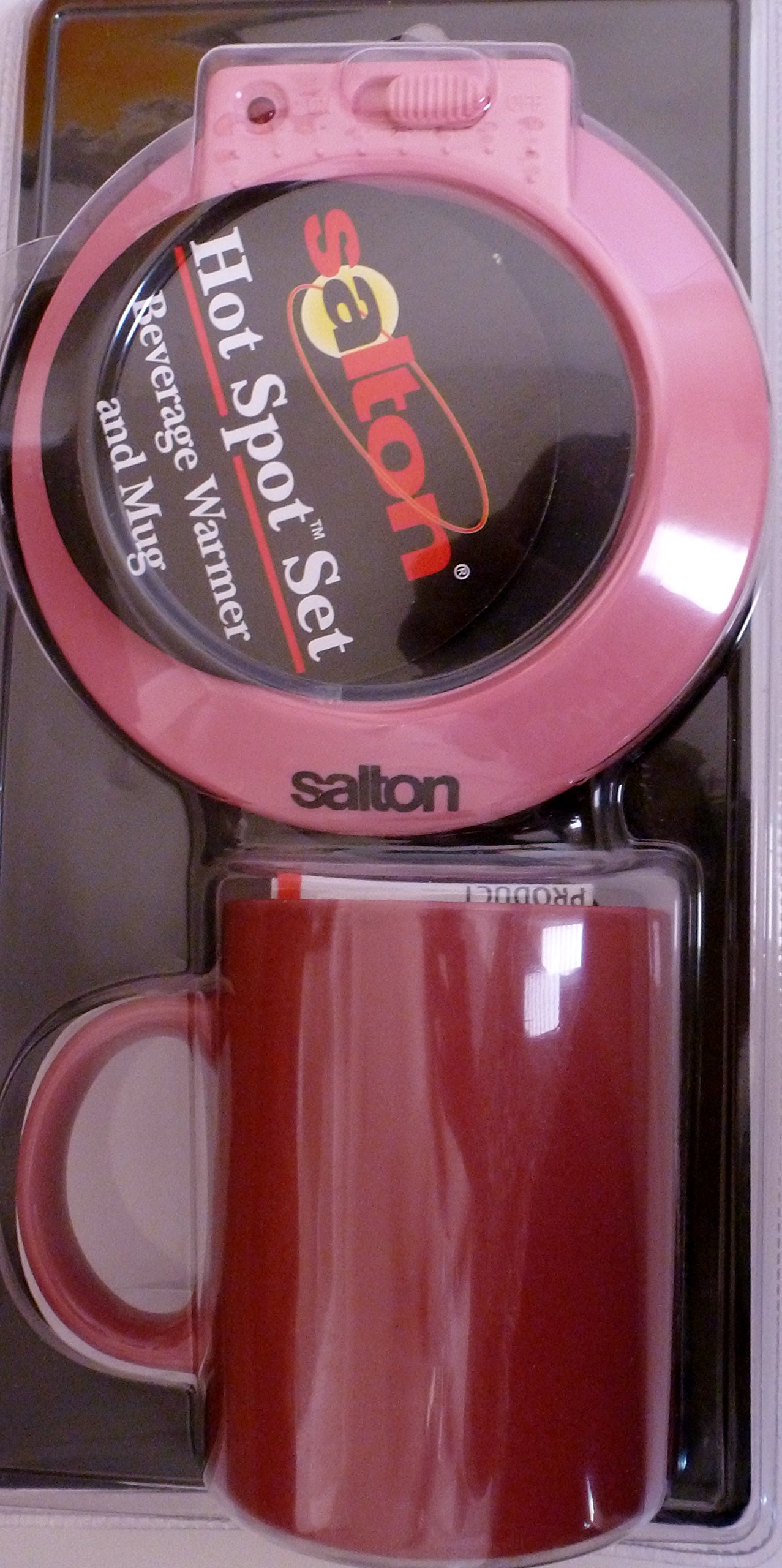 Salton Hot Spot Set: Beverage Warmer and Mug