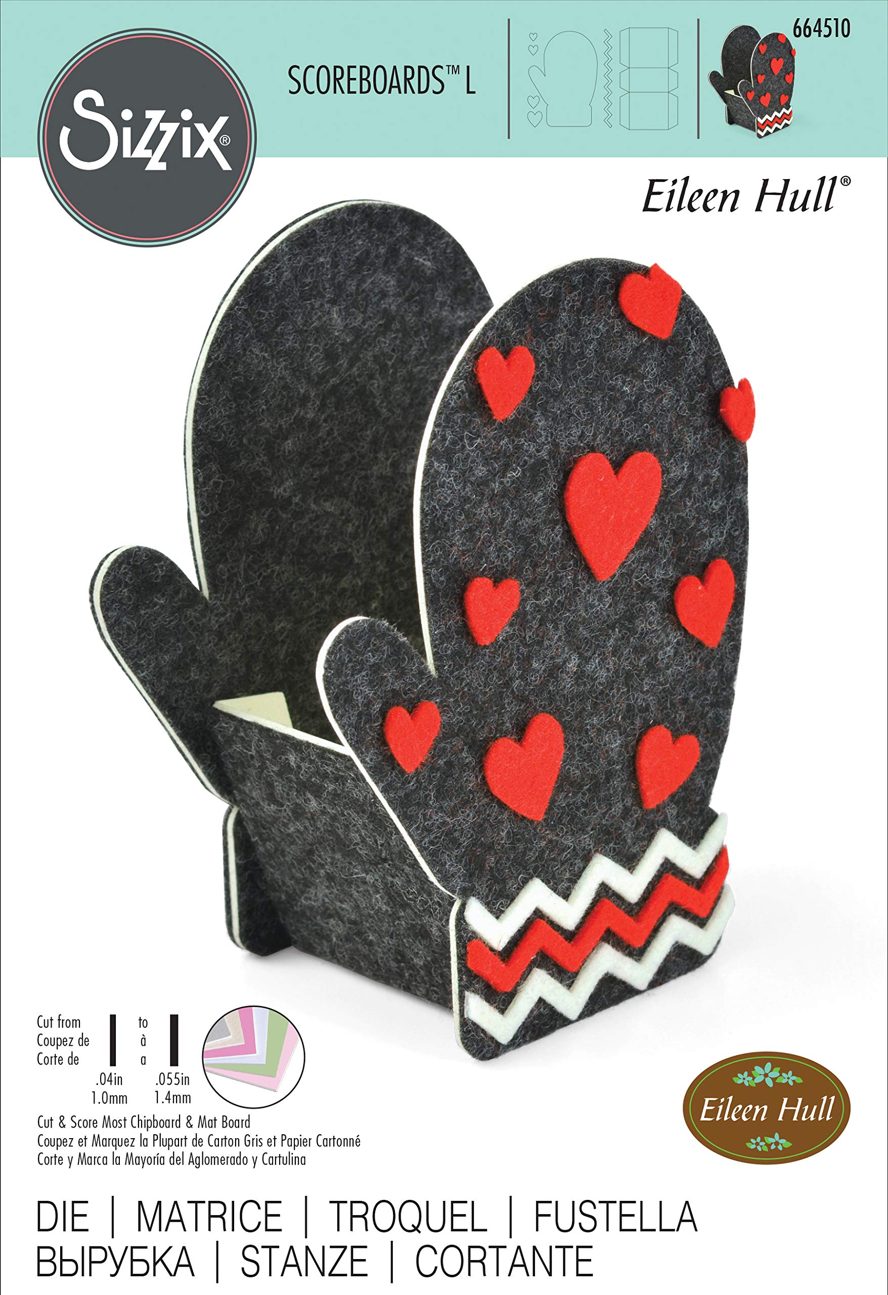 Sizzix ELLISON L DIE, Box-Mitten